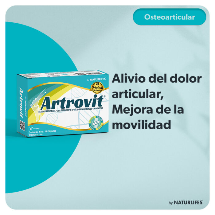 Artrovit Cápsulas – 30 cápsulas - By Naturlifes