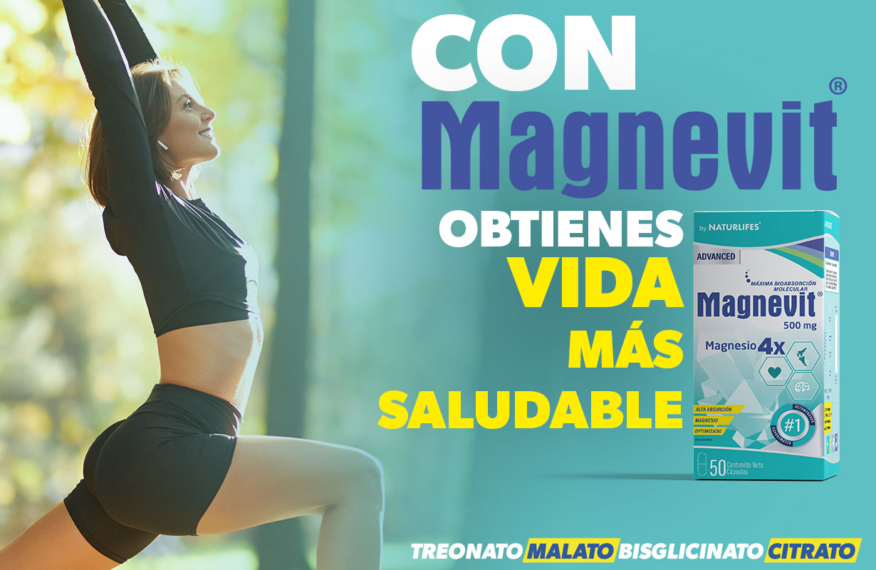 Magnevit Advanced – 50 Cápsulas - By Naturlifes